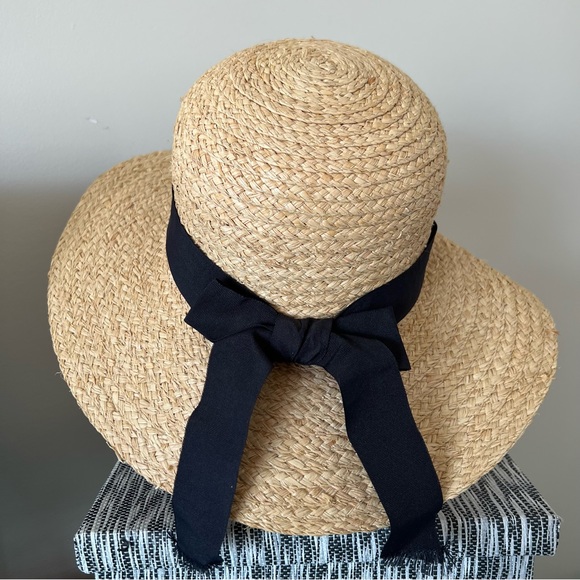 Turner Hats | Accessories | Turner Hats Straw Sun Hat With Black ...